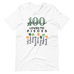 100th Birthday Shirt, 100th Custom Birthday T-shirt, Centennial ...