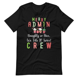 Admin Shirts for Christmas, Admin Team Tee Shirts, Staff Appreciation ...