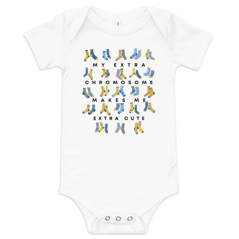 Down Syndrome Shirt, T21 Baby Bodysuit, Extra Chromosome Baby Top, Down ...