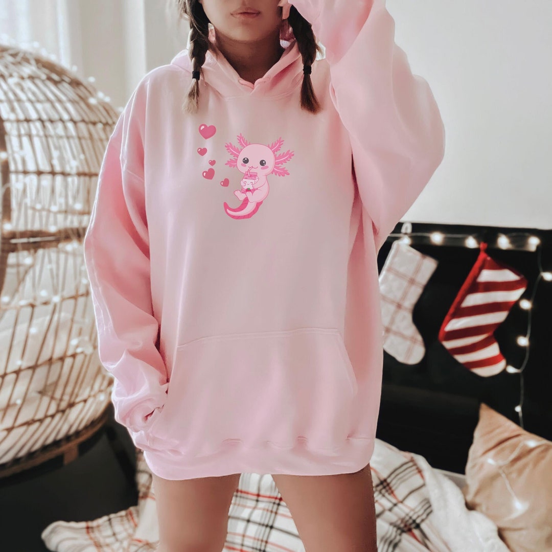 Cute Axolotl Hoodie Axolotl Hoodie Cute Axolotl Clothes - Etsy