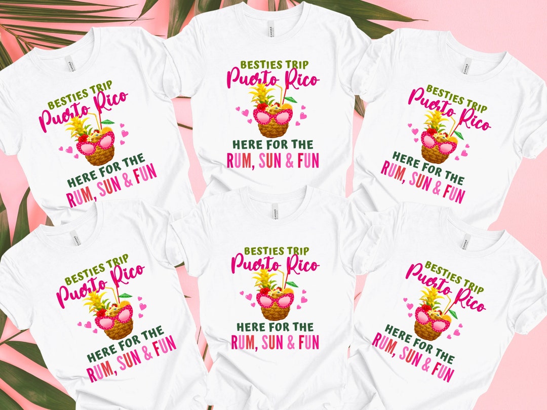 Puerto Rico Girls Trip Shirt: Boricua Besties Tee - Etsy