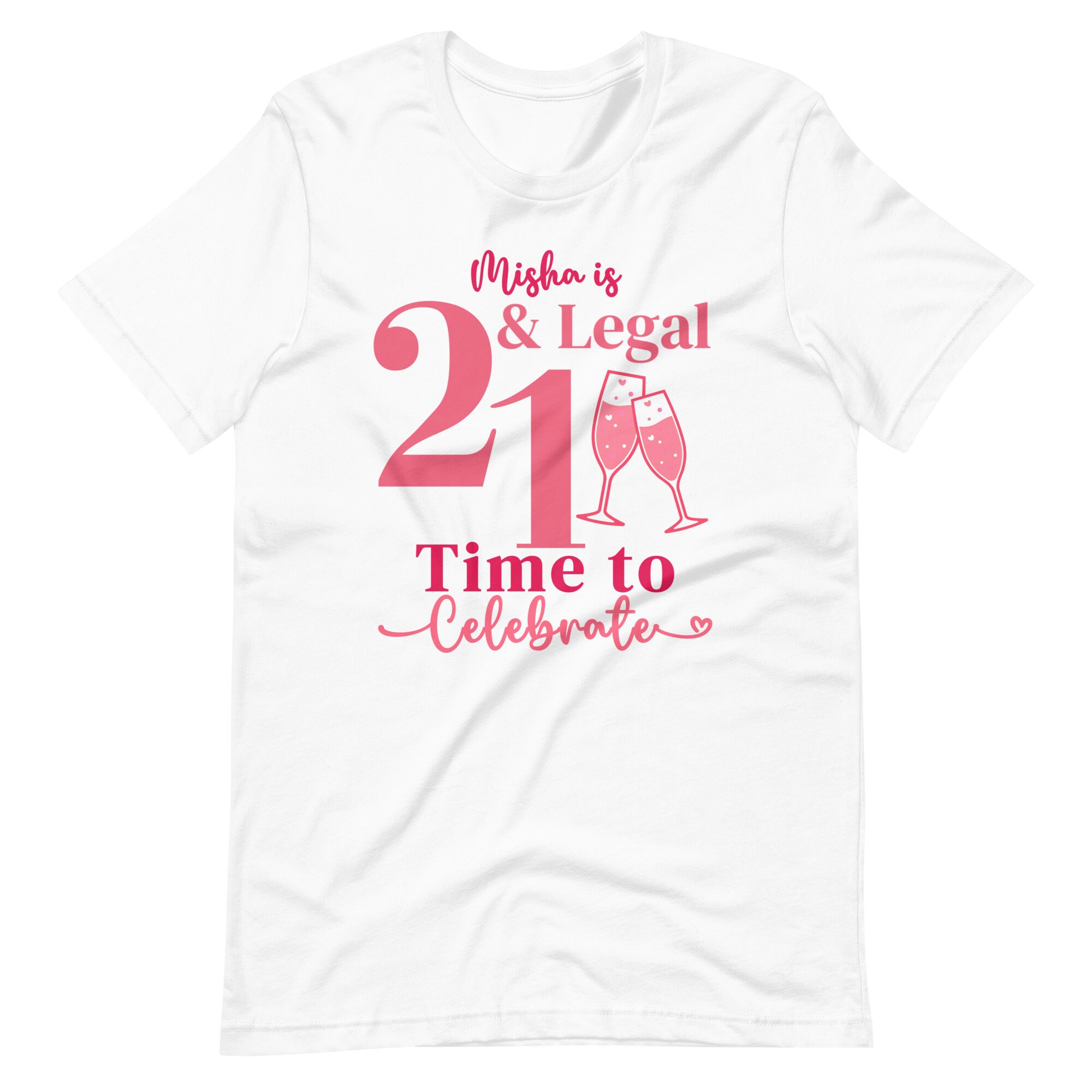 21st Birthday Shirt, Custom Birthday Shirt, 21st Birthday Crew Shirt ...