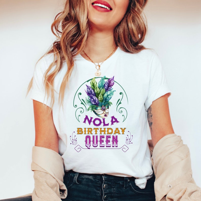 New Orleans Birthday T-shirt, Bayou Nola Birthday Shirt, Gift Nola ...