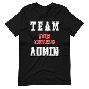 Admin Shirts for School, Admin Team Squad Shirt, Staff Appreciation ...