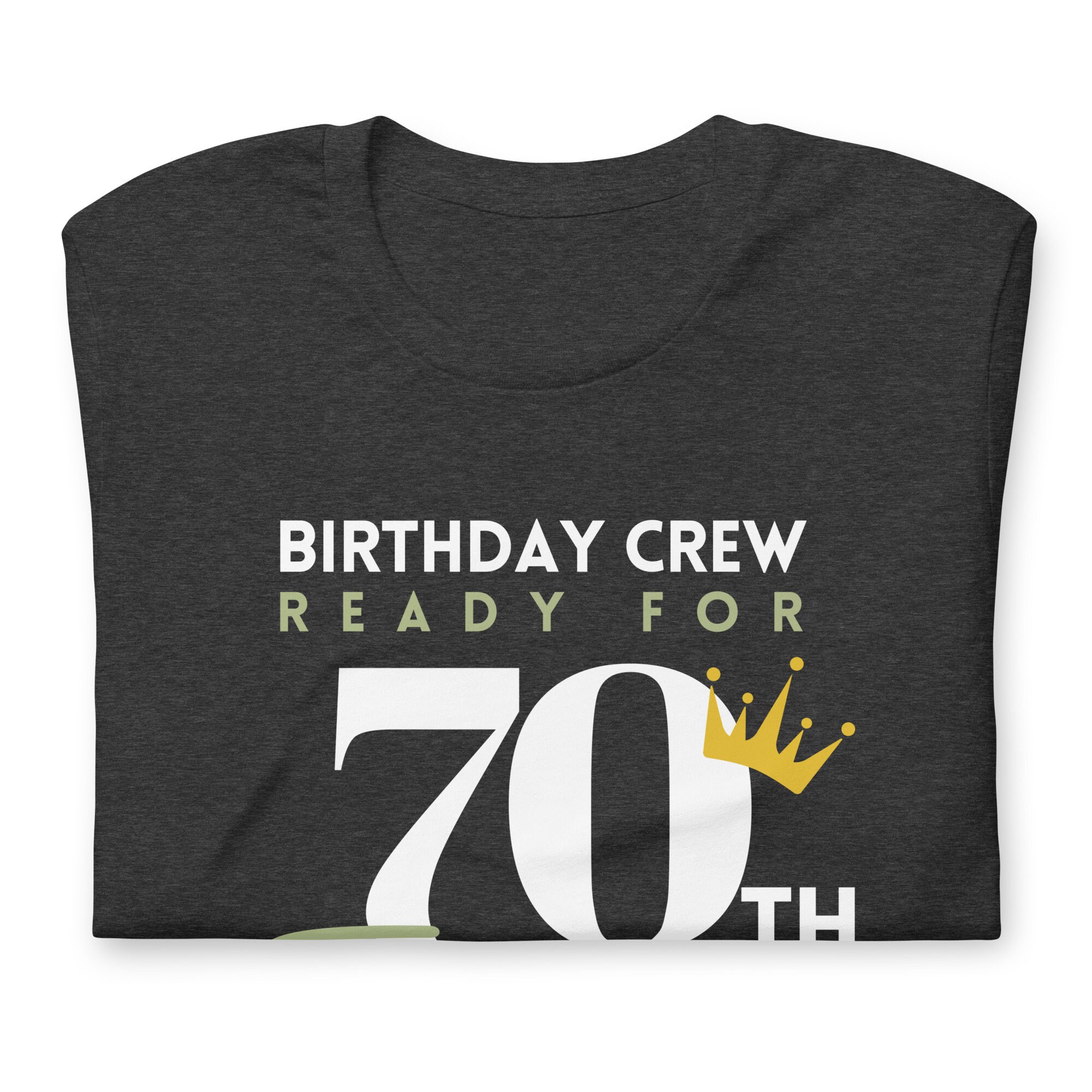 70th Birthday Shirt, 70th Birthday Crew Shirts, Birthday Queen Shirt ...