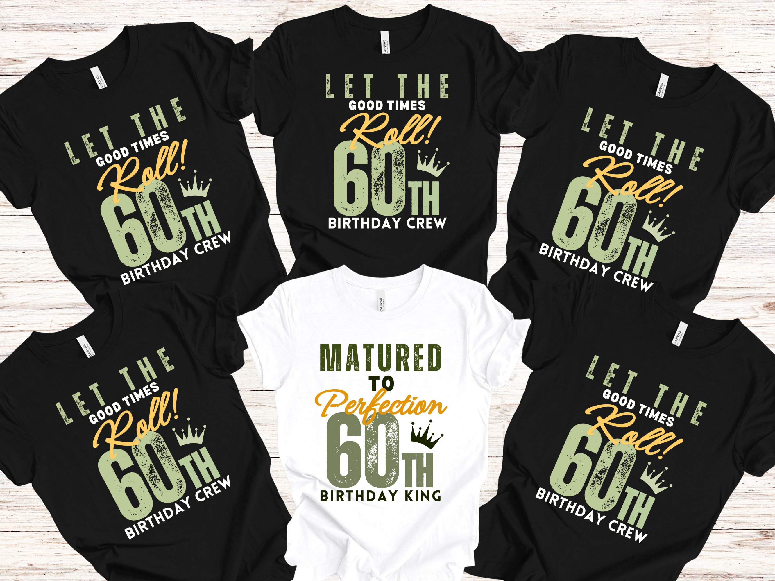 60th Birthday Shirt, 60th Custom Tshirt, 60th Birthday Dad Shirt, Gift ...