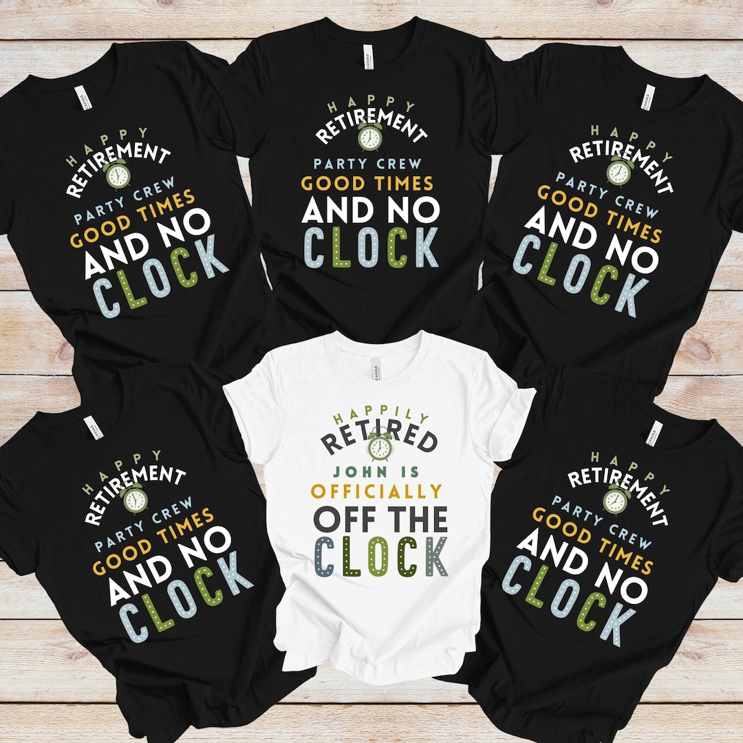 Personalized Retirement Party T-shirt: Funny Golden Years Tee - Etsy