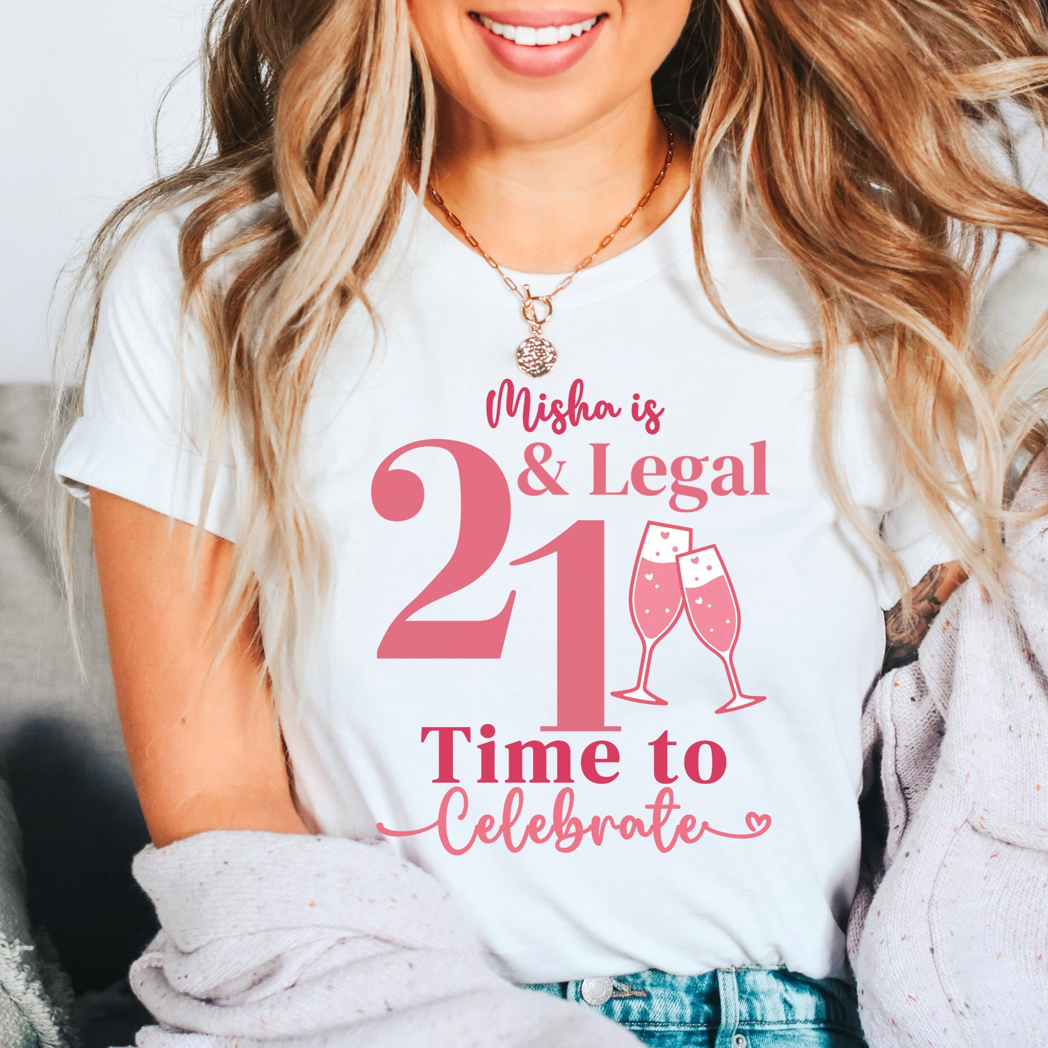 21st Birthday Shirt, Custom Birthday Shirt, 21st Birthday Crew Shirt ...