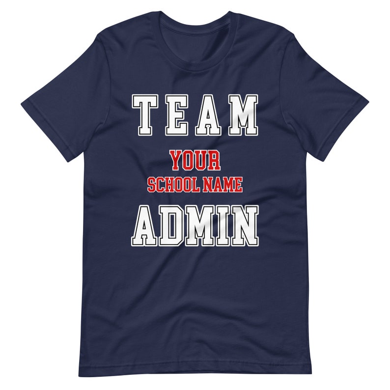 Admin Shirts for School, Admin Team Squad Shirt, Staff Appreciation ...