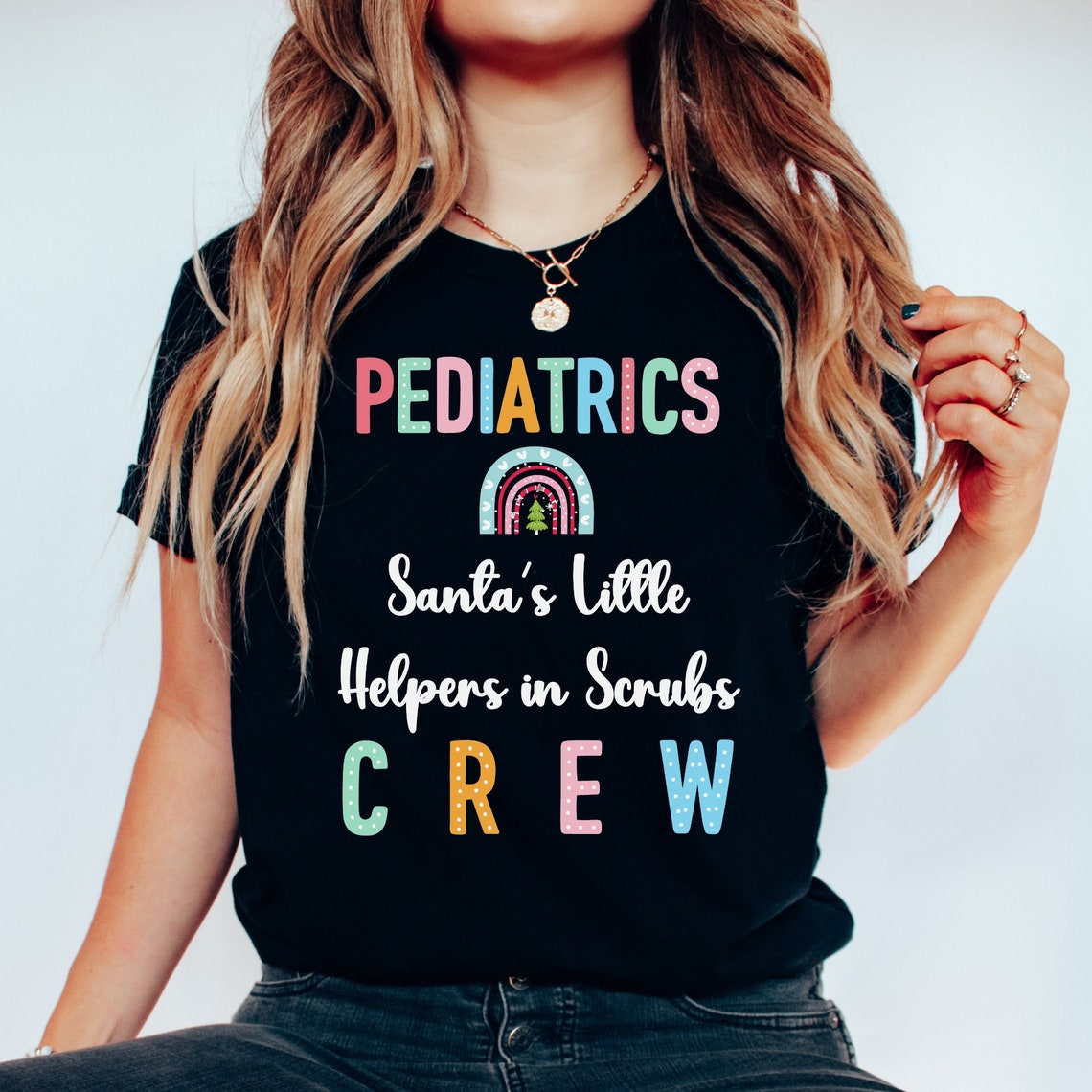 Pediatric Nurse Shirt Christmas: Festive Season Paed Tee Shirt, Ped ...