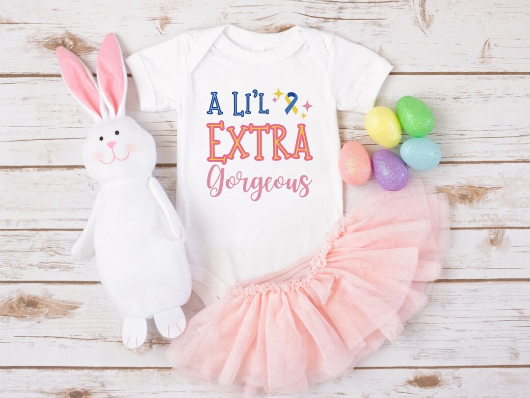 Down Syndrome Baby Bodysuit, Cute T21 Baby Top, Extra Chromosome, Gift ...