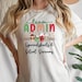Funny Admin Shirt, Cute Admin Group Top, Matching Admin T-shirt ...