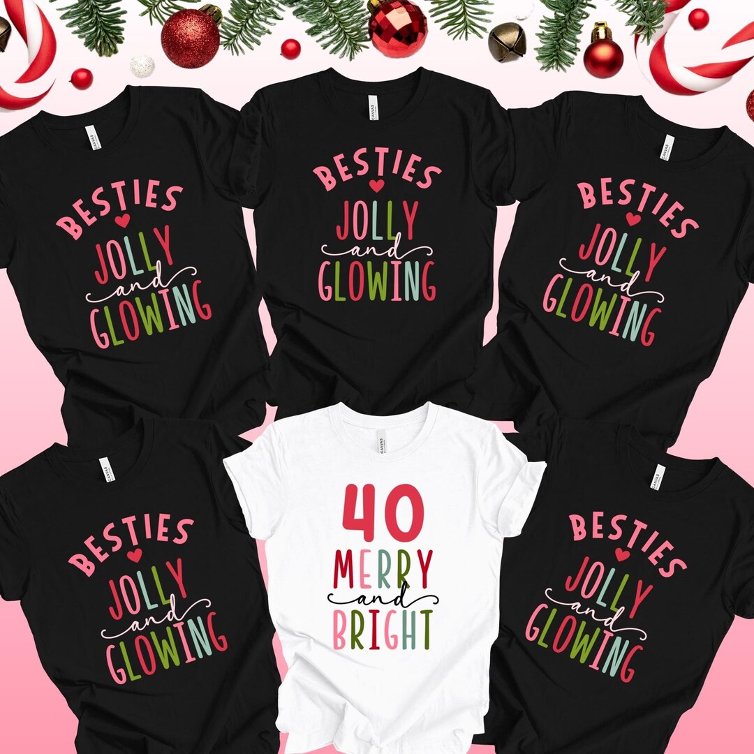 40th Birthday Christmas Shirt, Xmas Party 40th Shirt, Christmas ...