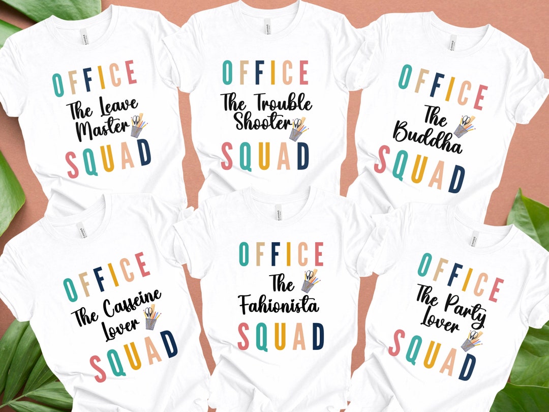 Cute Office Crew Tee, Funny Office Shirt, Office Staff Shirt, Gift for ...