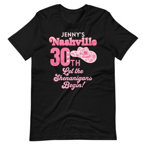 Nashville 30th Birthday Shirt, Nash Bash 30 Tee, Western Cowgirl T ...