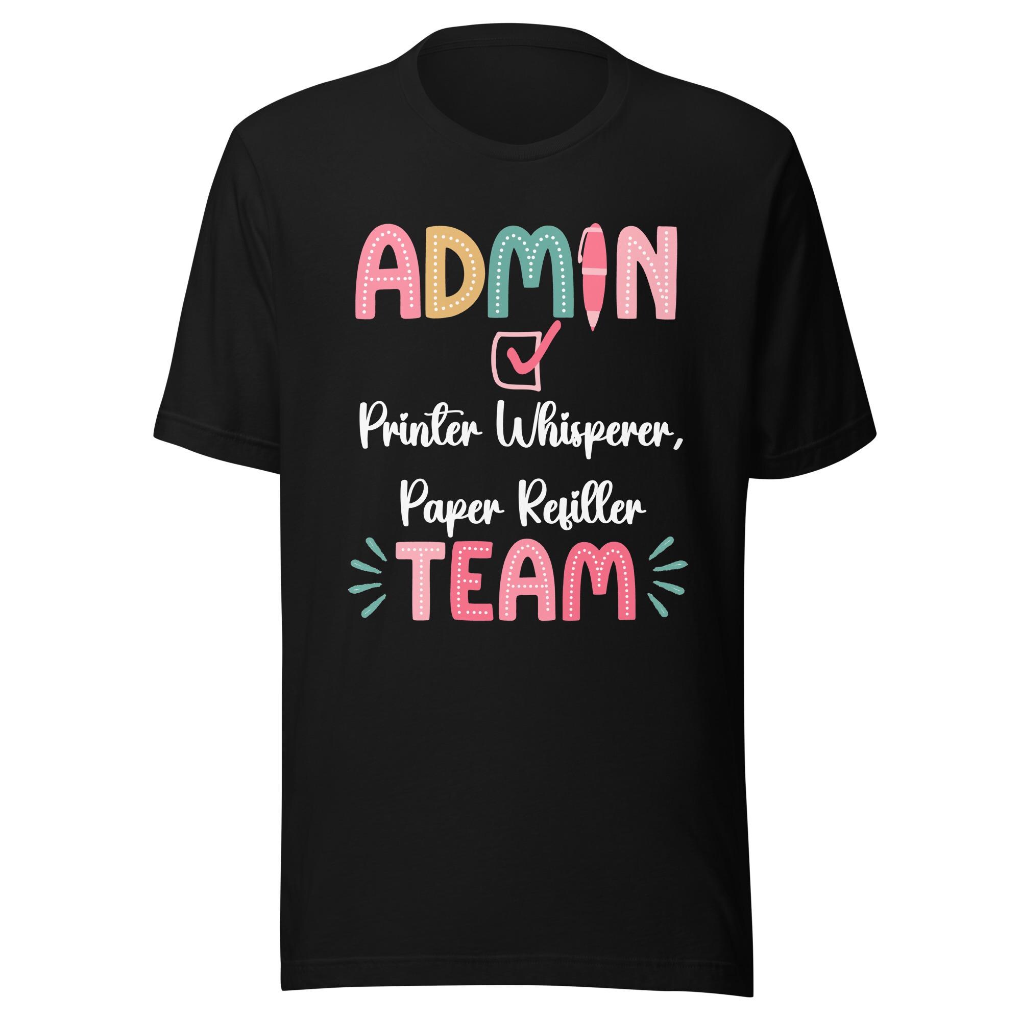 Admin Shirt for Group, Administration Team Shirts, Staff Appreciation ...