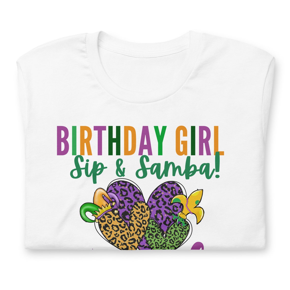 Funny Mardi Gras Birthday Shirt, Cute Nola Birthday Shirt, Gift for ...