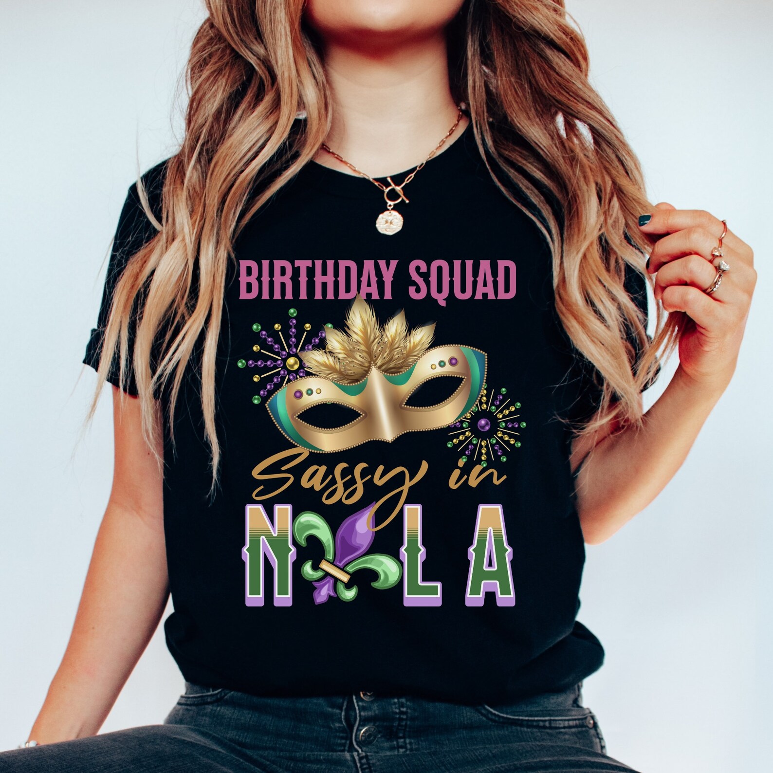 New Orleans Birthday Shirt, Cute Nola Birthday Top, Nola Birthday Tee ...