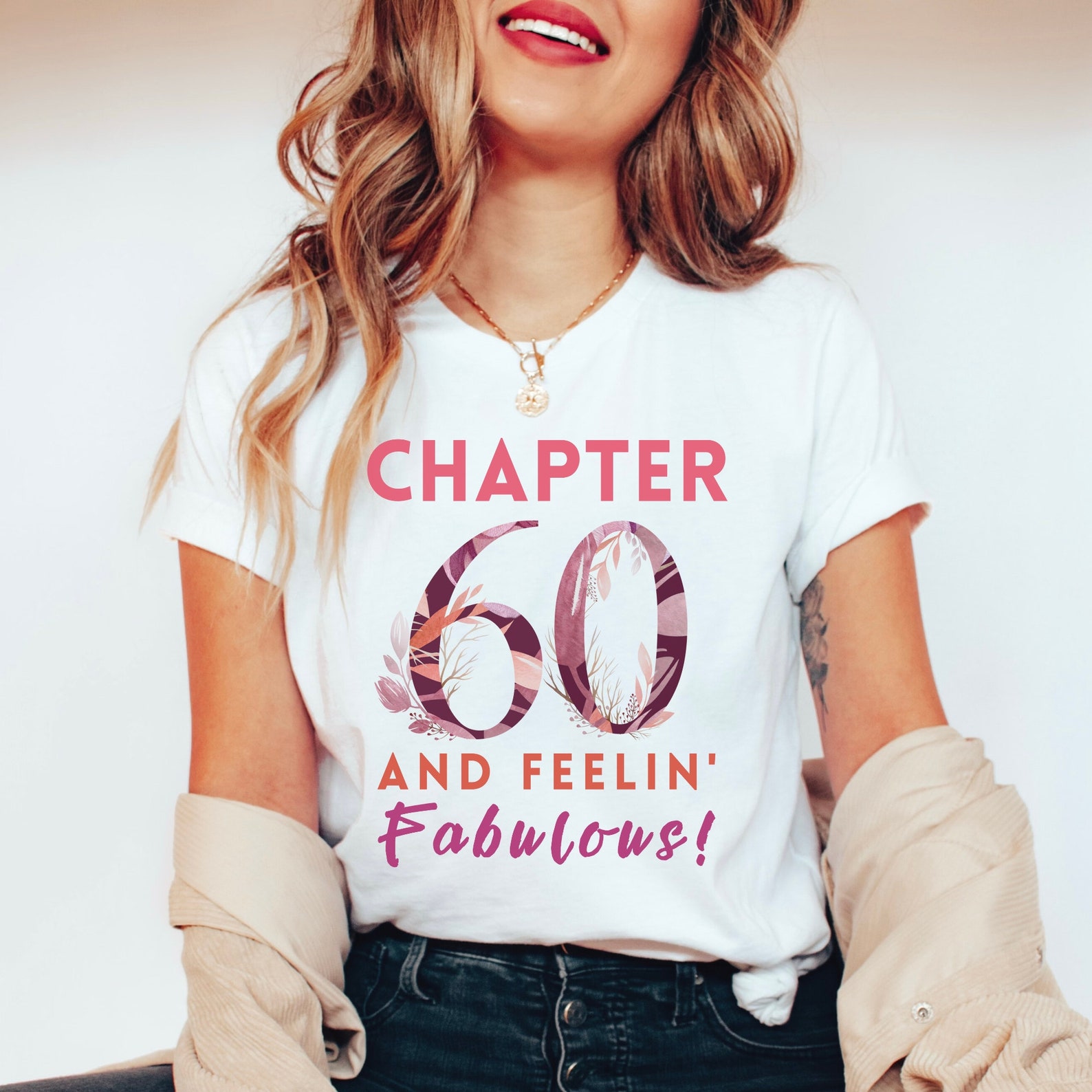 60th Birthday Shirt, Chapter 60 Matching Party Tee, Milestone ...