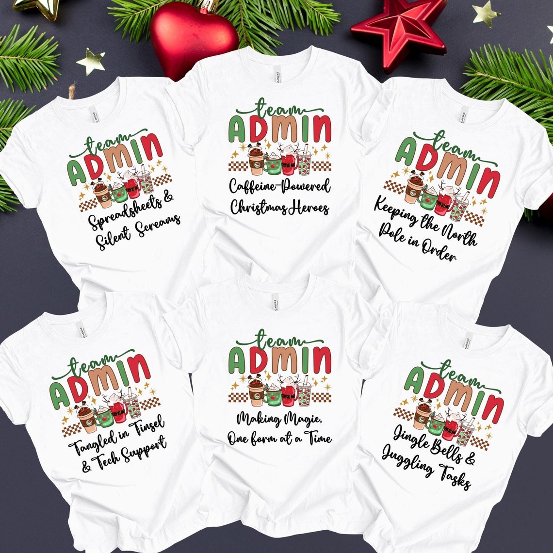Funny Admin Shirt Cute Admin Group Top Matching Admin - Etsy