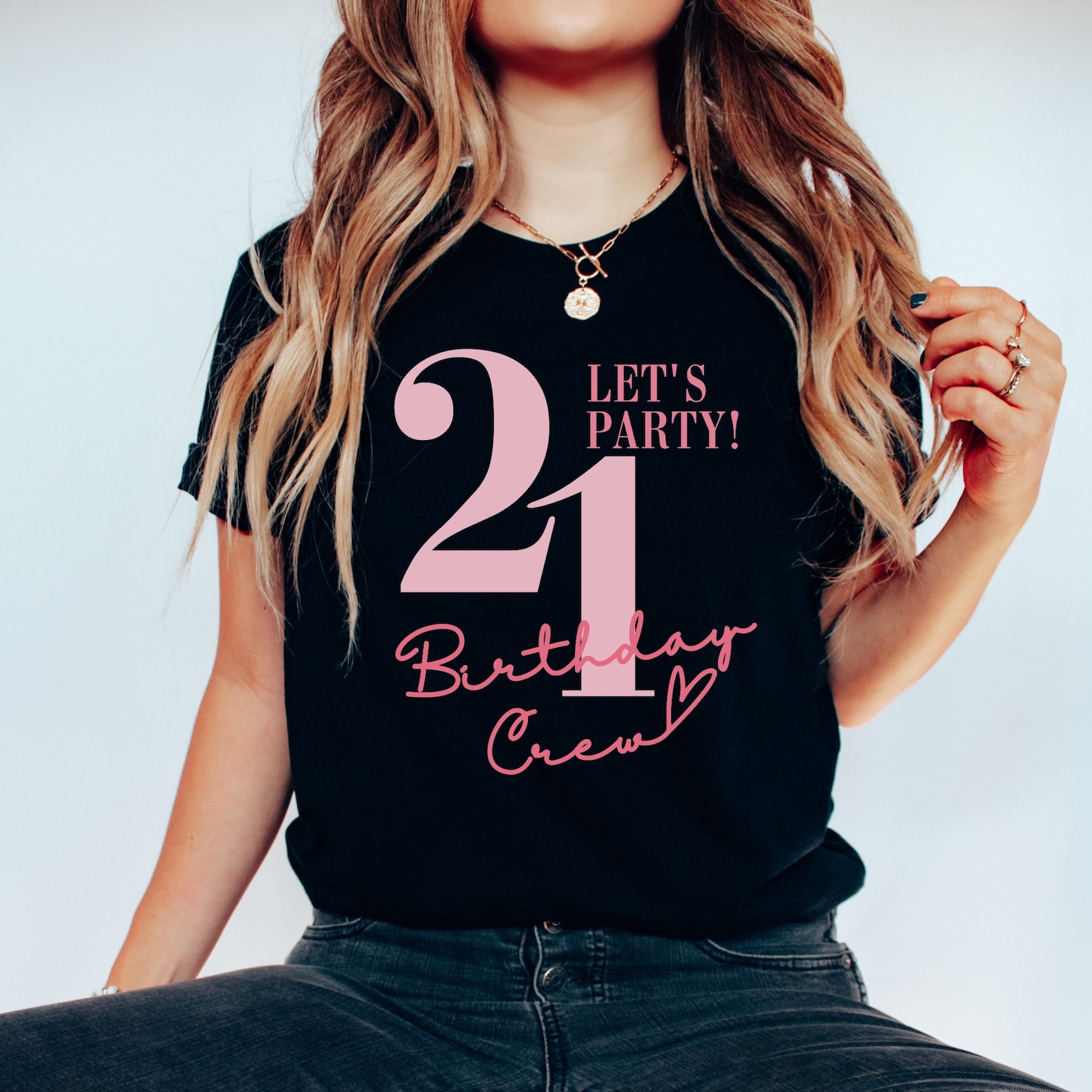 21st Birthday Shirt | Matching 21st Party Crew | Gift for Her, Daughter ...