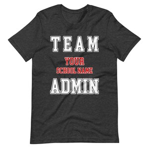 Admin Shirts for School, Admin Team Squad Shirt, Staff Appreciation ...