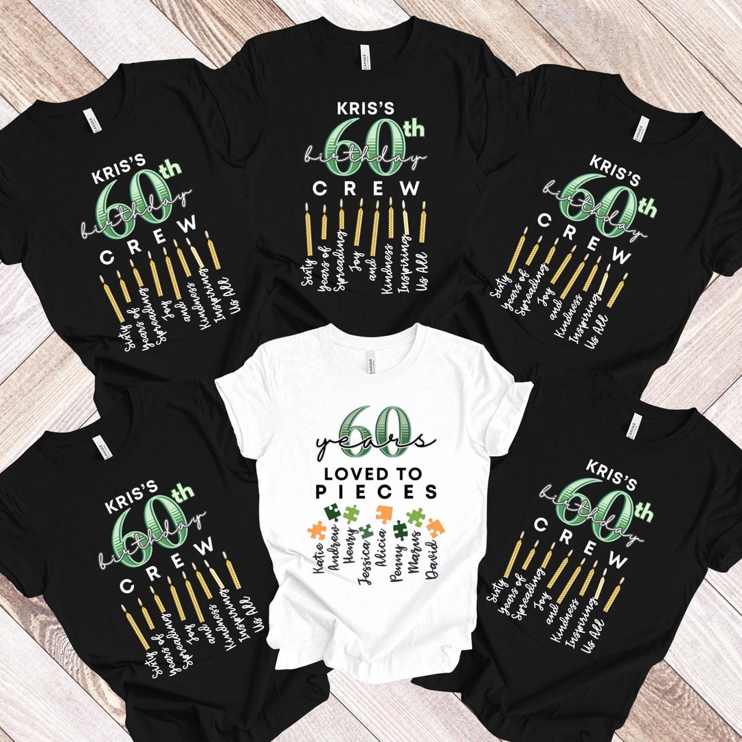 60th Birthday Shirt, 60th Family Shirts, 60th Mom Tee Shirt, 60th ...