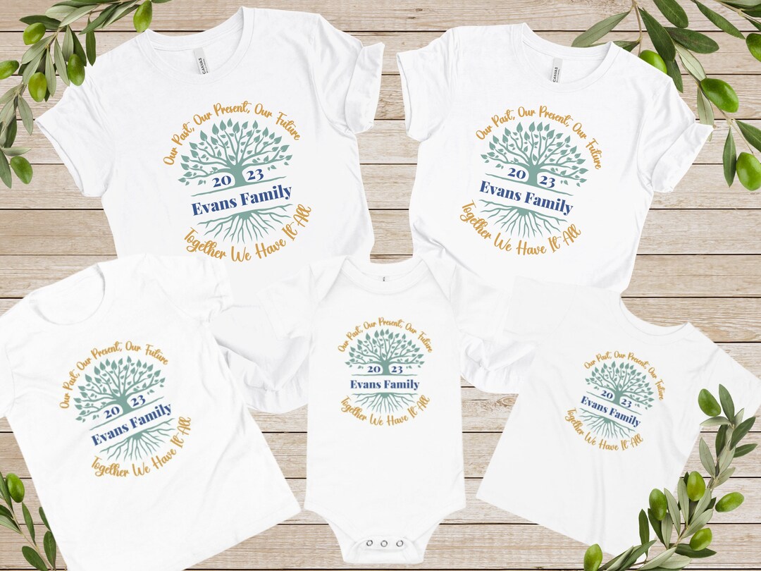 Family Reunion Shirts, Custom Family Tree Tee Shirt, Family Group ...