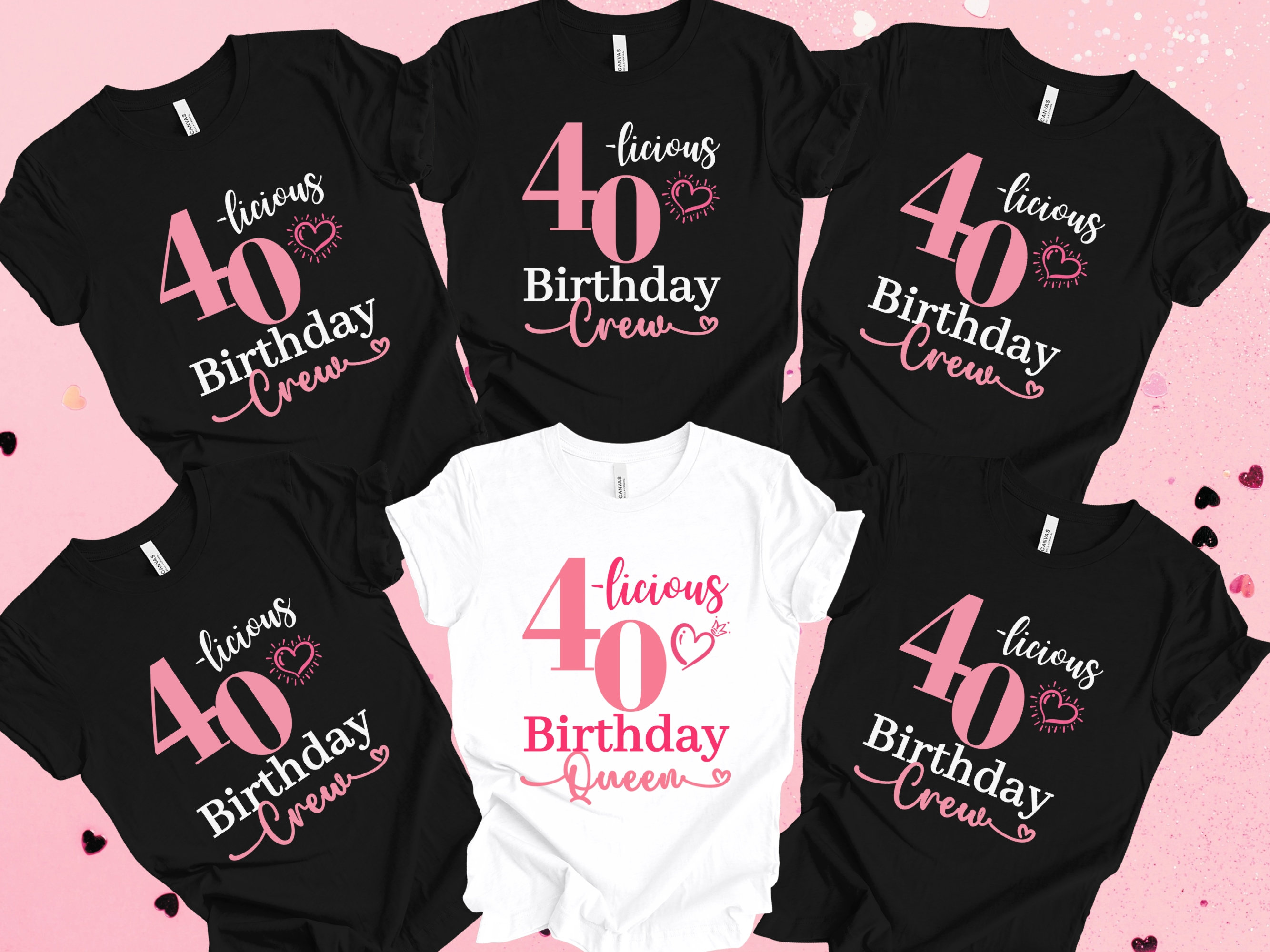 40th Birthday Shirt, 40th Birthday Group Shirts, Birthday Crew Shirts ...