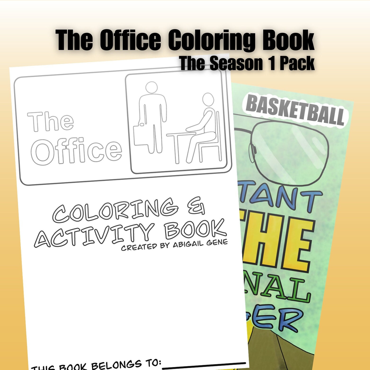 The Office Coloring Sheet | Season 1 Coloring & Activity Pack ...