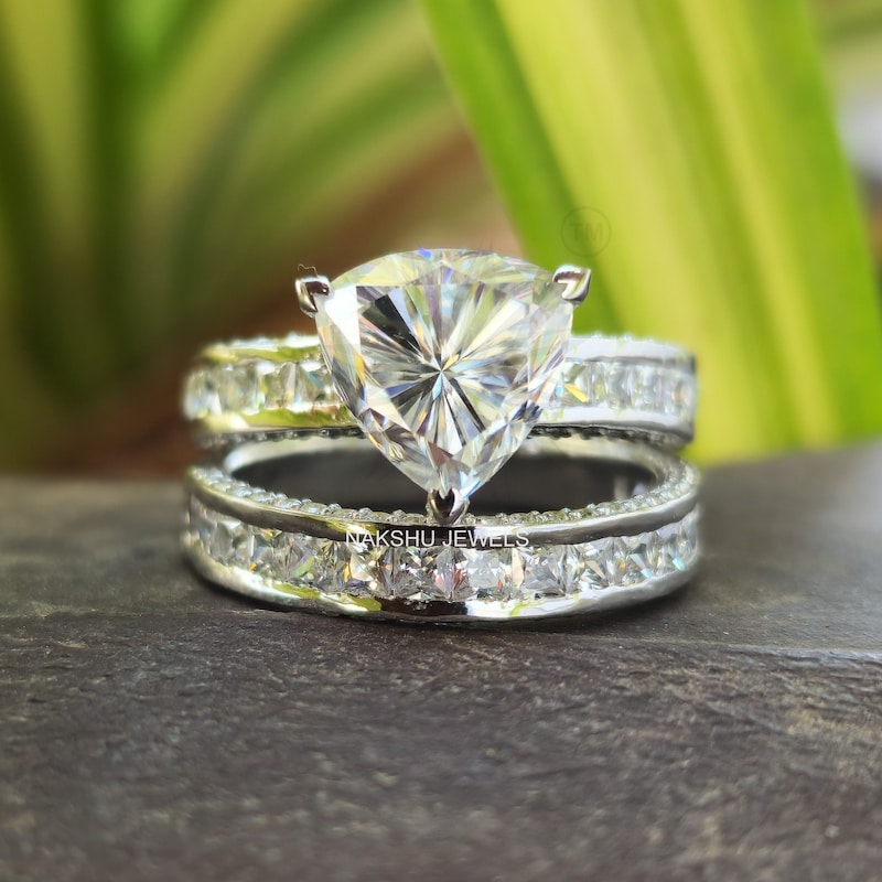 Trillion Ring - Etsy