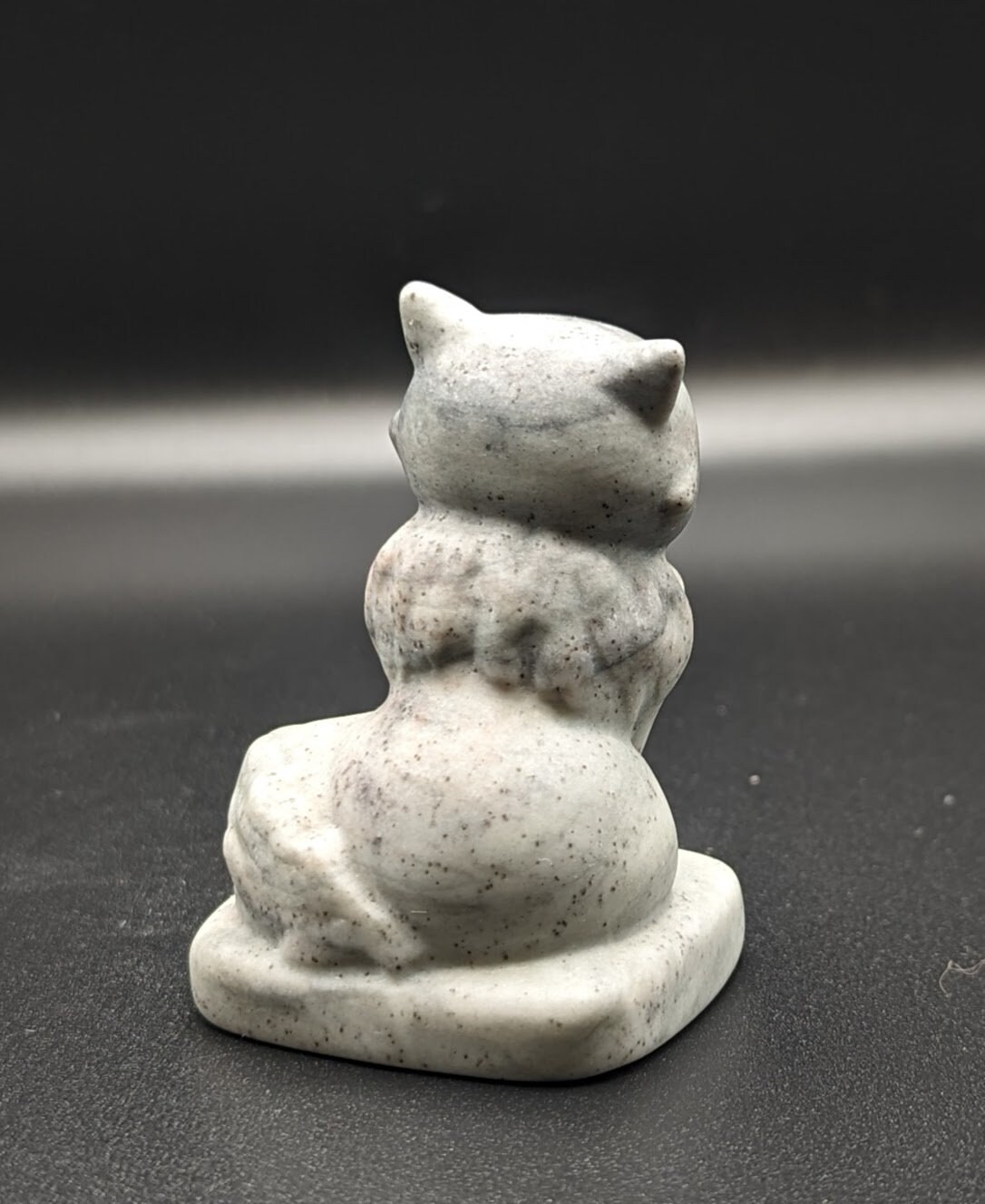Soapstone Cat, Adorable Grey Cat, Natural Stone, Healing Crystal - Etsy