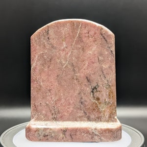 Pink Cipolin Headstone, Tombstone, Gravestone, Ghost Cat, Crystal - Etsy