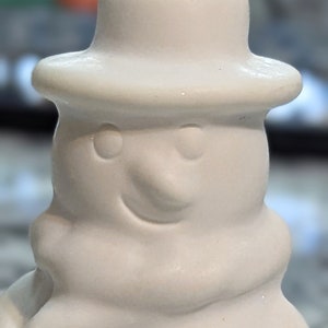 White Marble Snowman Frosty the Snowman - Etsy