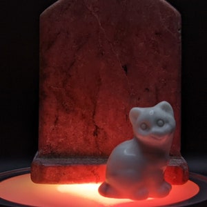 Pink Cipolin Headstone, Tombstone, Gravestone, Ghost Cat, Crystal - Etsy