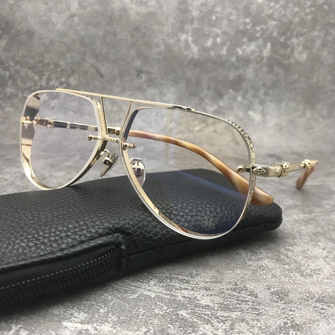 Chrome Heart Sunglasses Full Frame Glasses Gothic Style - Etsy