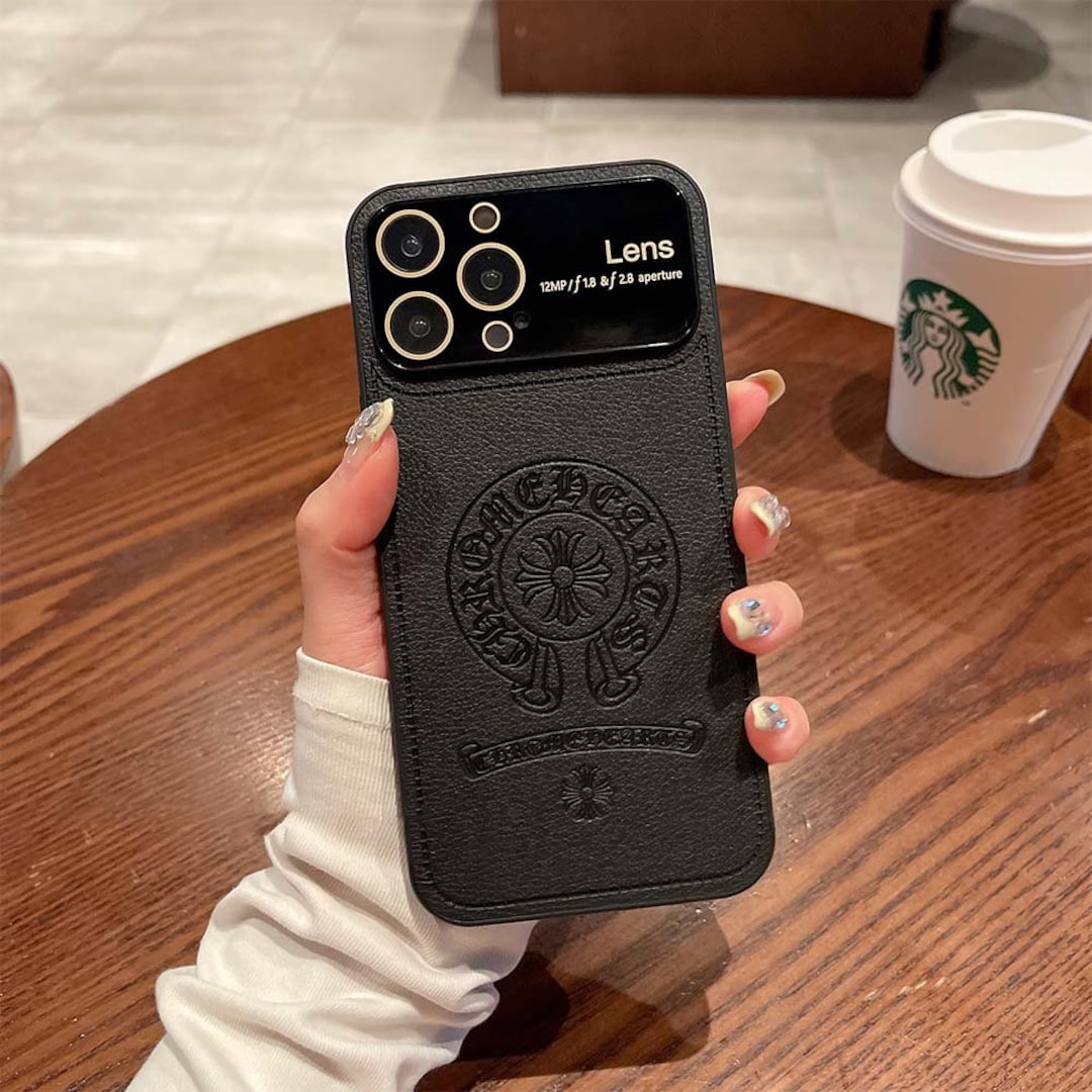 Chrome Heart Phoe Case Leather Pattern Phone Case Cross - Etsy Australia