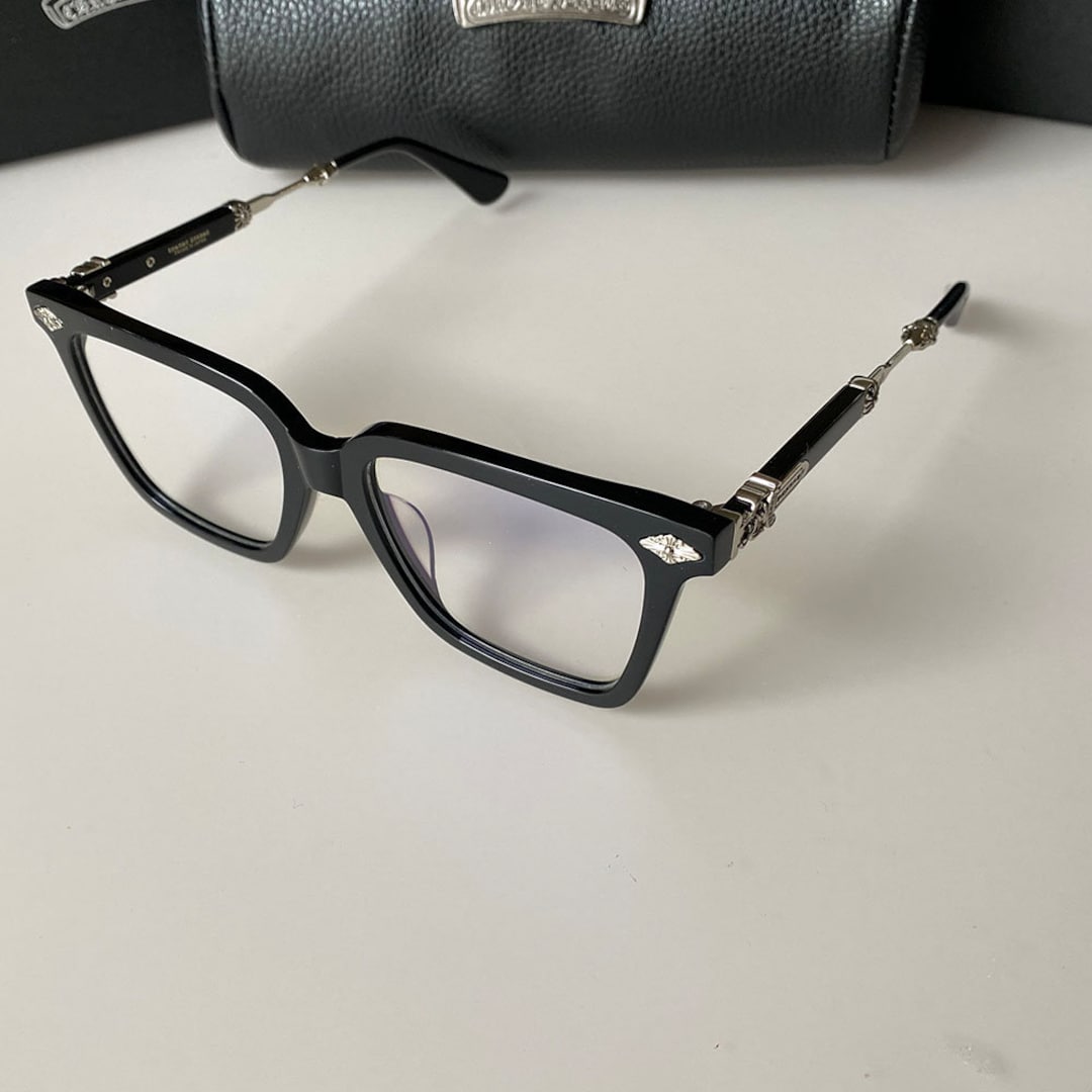 Chrome Hearts Glasses Vintage Frame Black Cross Glasses - Etsy UK