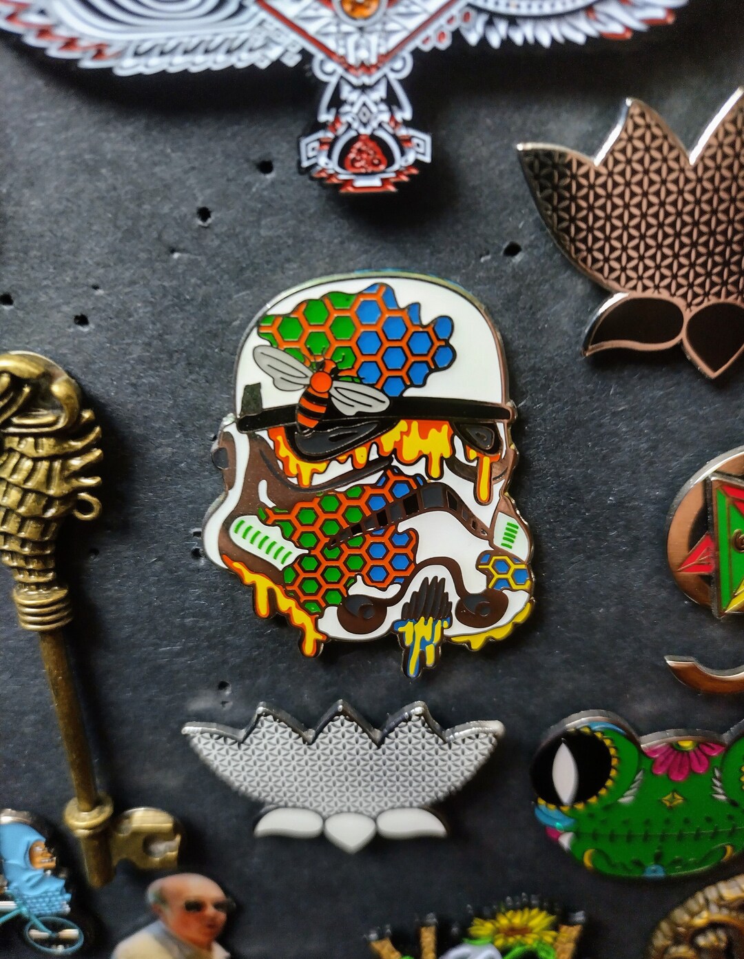 Honeycomb Helmet Pin limited Edition - Etsy
