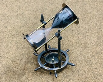 Brass Maritime Hourglass - Etsy