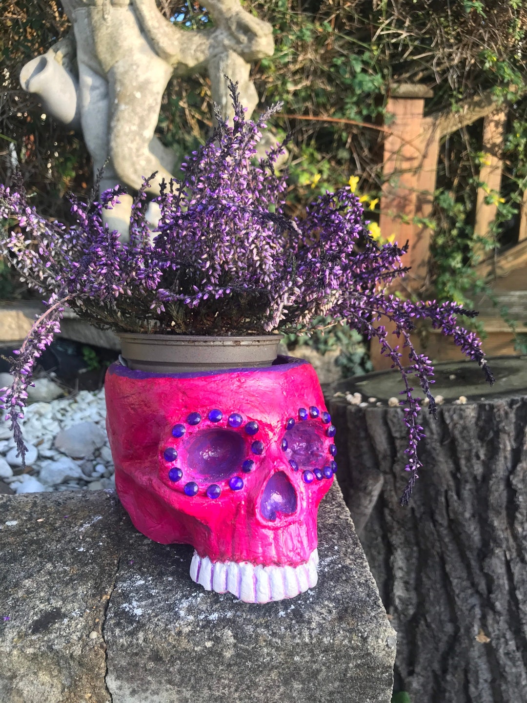 Day of the Dead Planter - Sugar Skull Plant Pot - Etsy