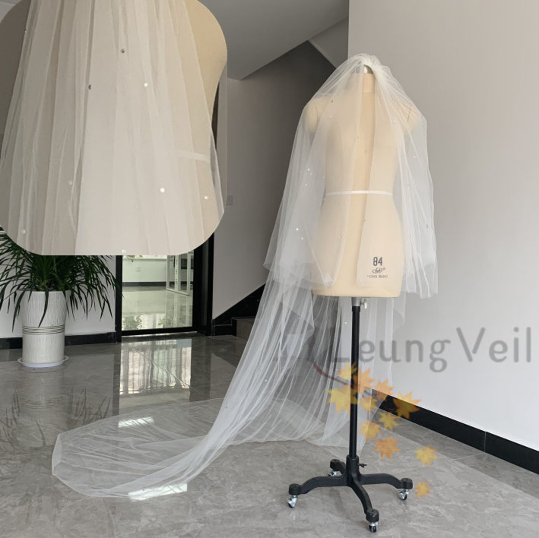 2 Layer Buling Buling Bridal Veil Cathedral Wedding Diamond - Etsy