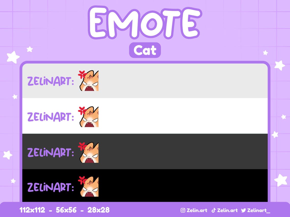 Orange Cat Angry Rage | Emote for Twitch, Discord and Youtube | Stream ...