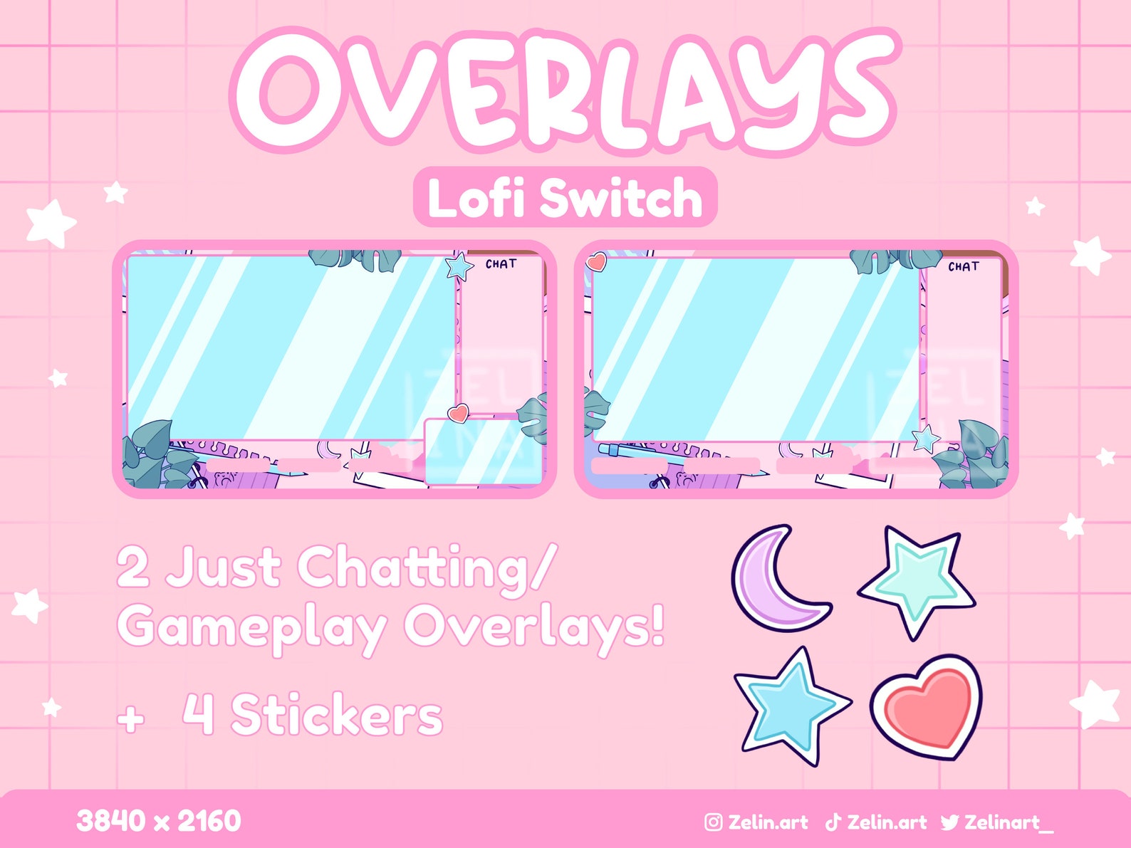 ANIMATED Lofi Switch Overlays and Scenes for Twitch Starting, BRB ...