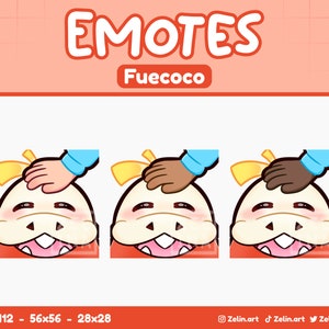 Fuecoco | Emote Bundle for Twitch, Discord and Youtube | Stream Assets ...