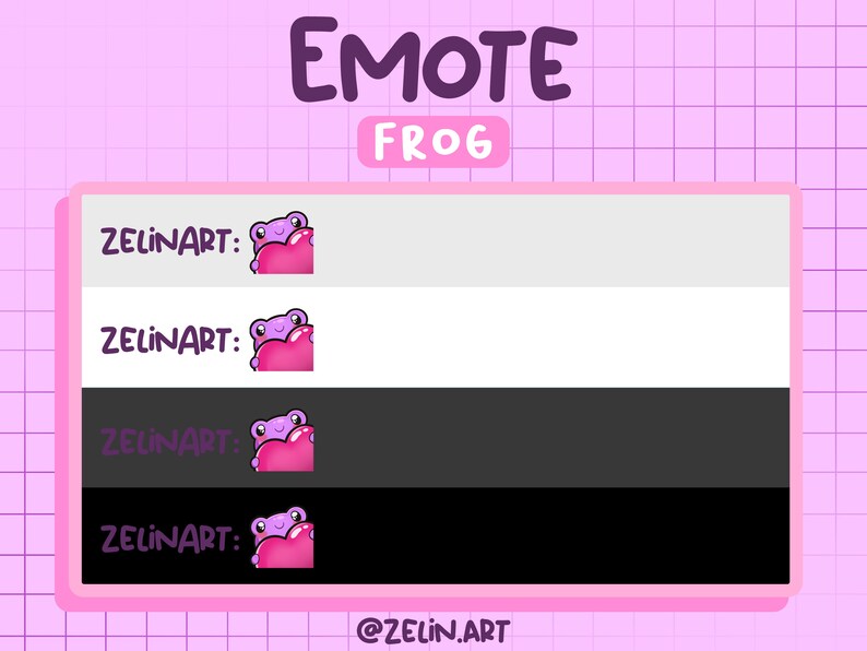 Frog Heart Love Emote for Twitch Discord and Youtube - Etsy