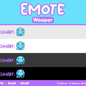 Wooper Sad Crying | Emote for Twitch, Discord and Youtube | Stream ...