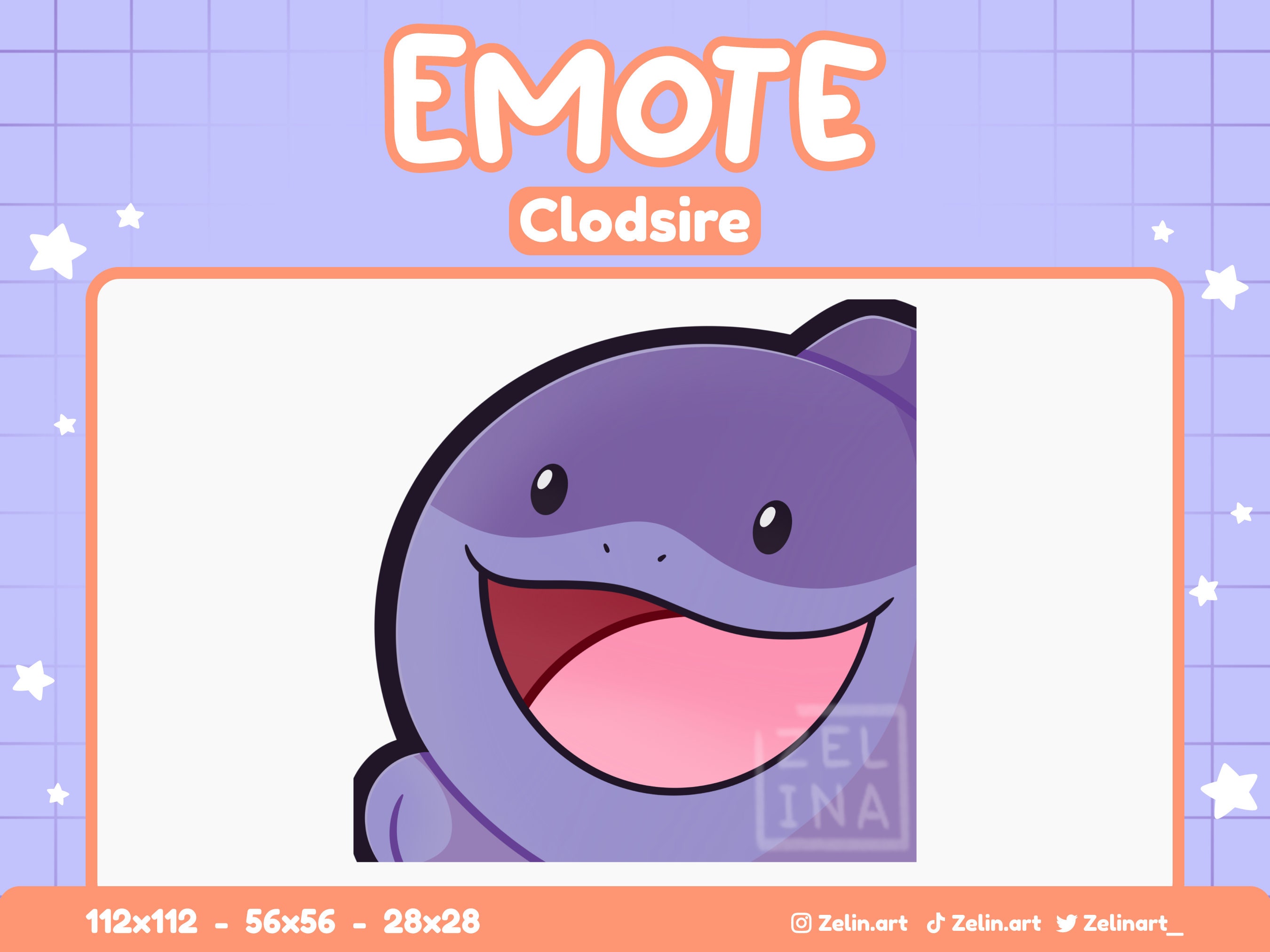 Shiny Clodsire Happy Smile | Emote for Twitch, Discord and Youtube ...