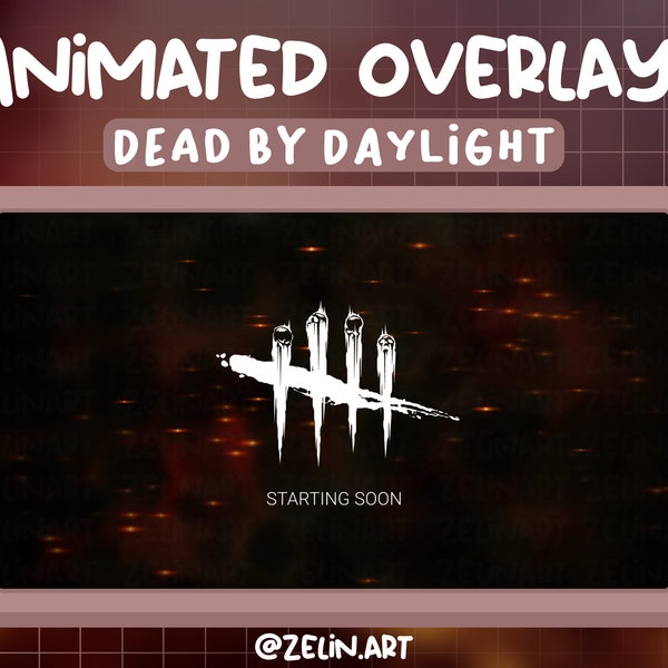Twitch Overlay Animated Starting Dbd - Etsy