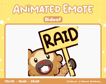 ANIMATED Eevee Raid Emote for Twitch, Discord and Youtube Stream Assets ...